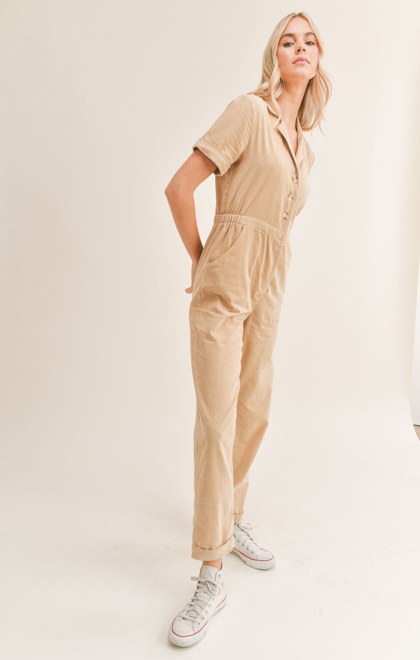 The Linisa Corduroy Jumpsuit – Thread + Seed