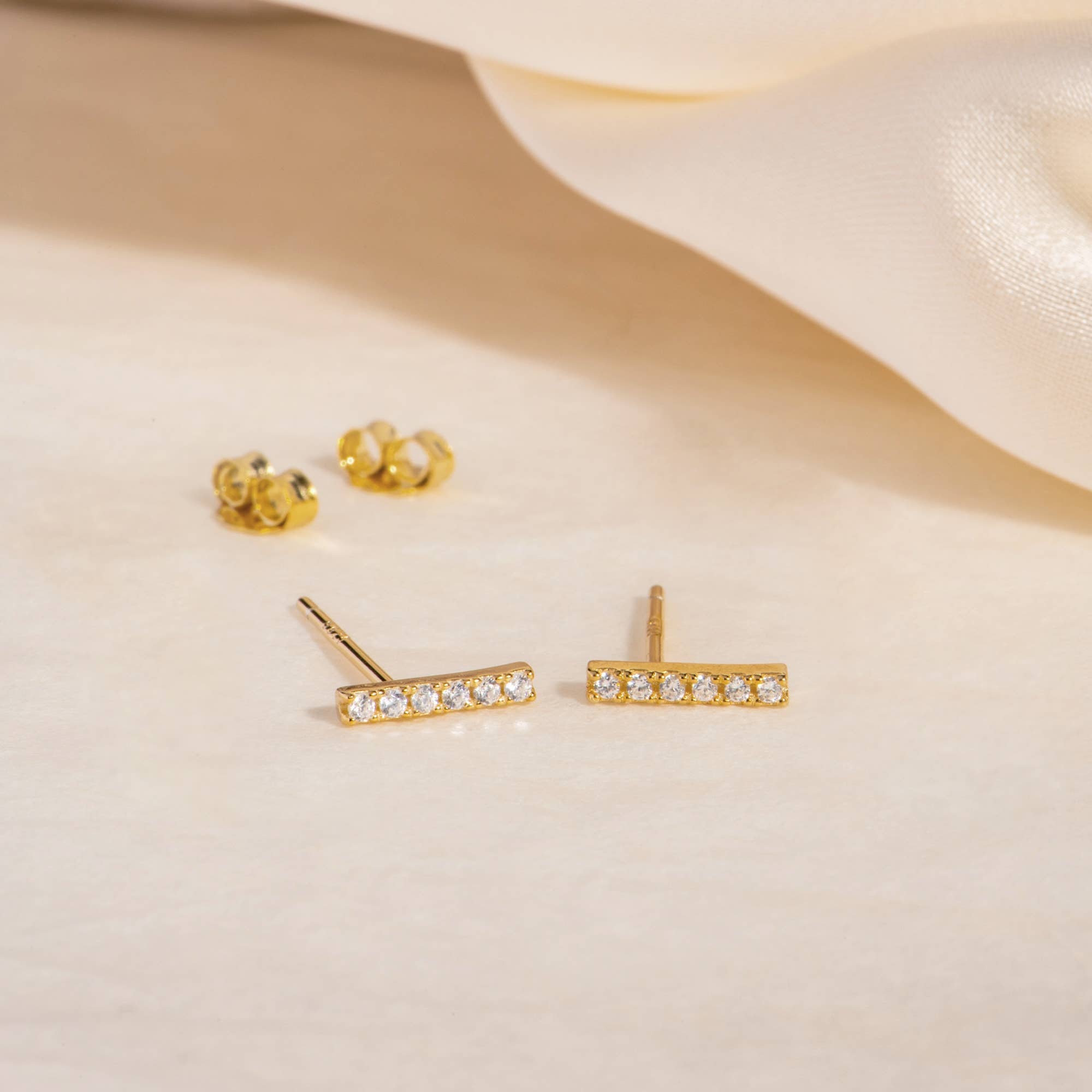 The Arden Paved Bar Studs by MAIVE – Thread + Seed