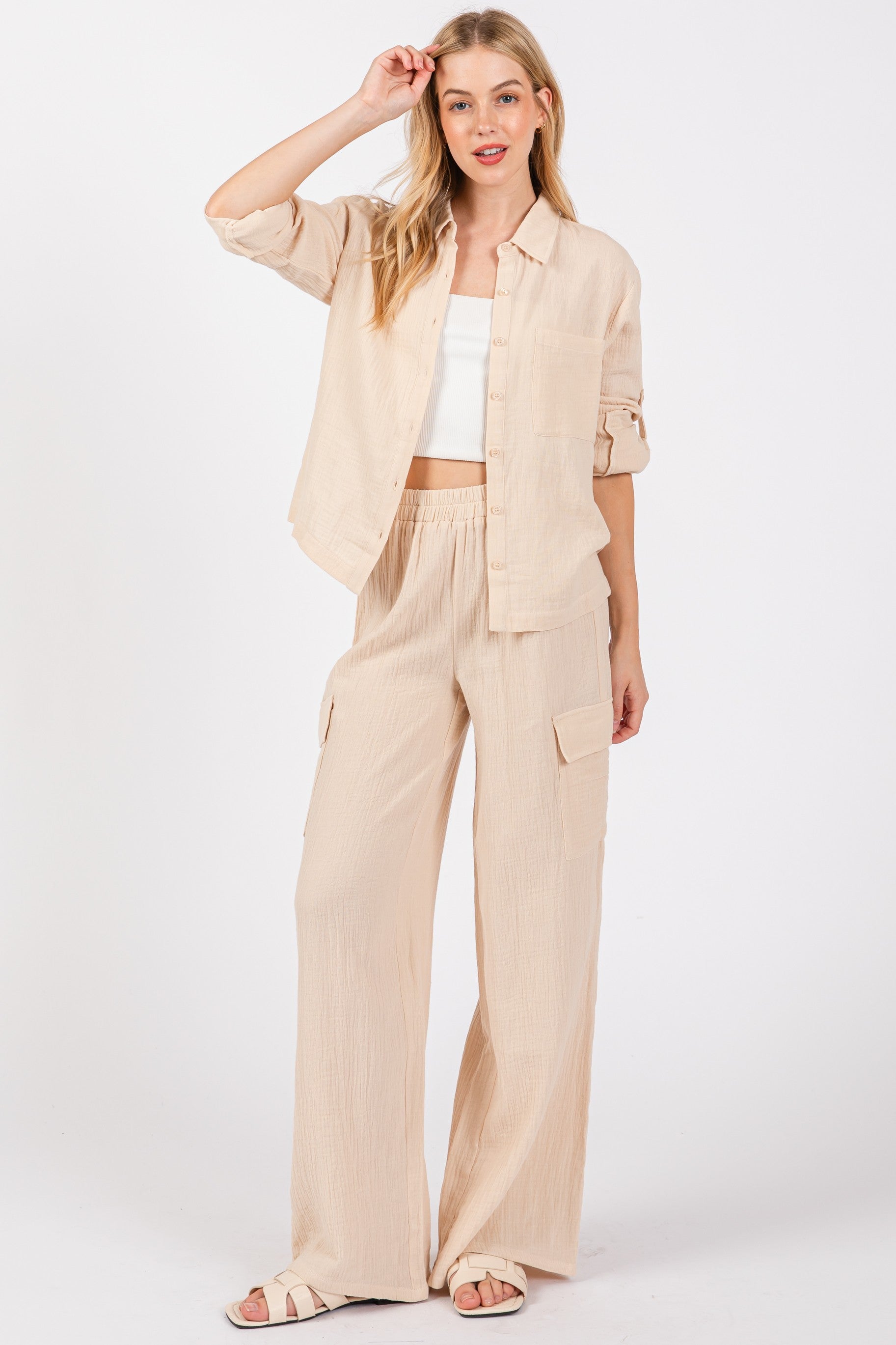 The Allie Top + Cargo Set - Sold Separately – Thread + Seed
