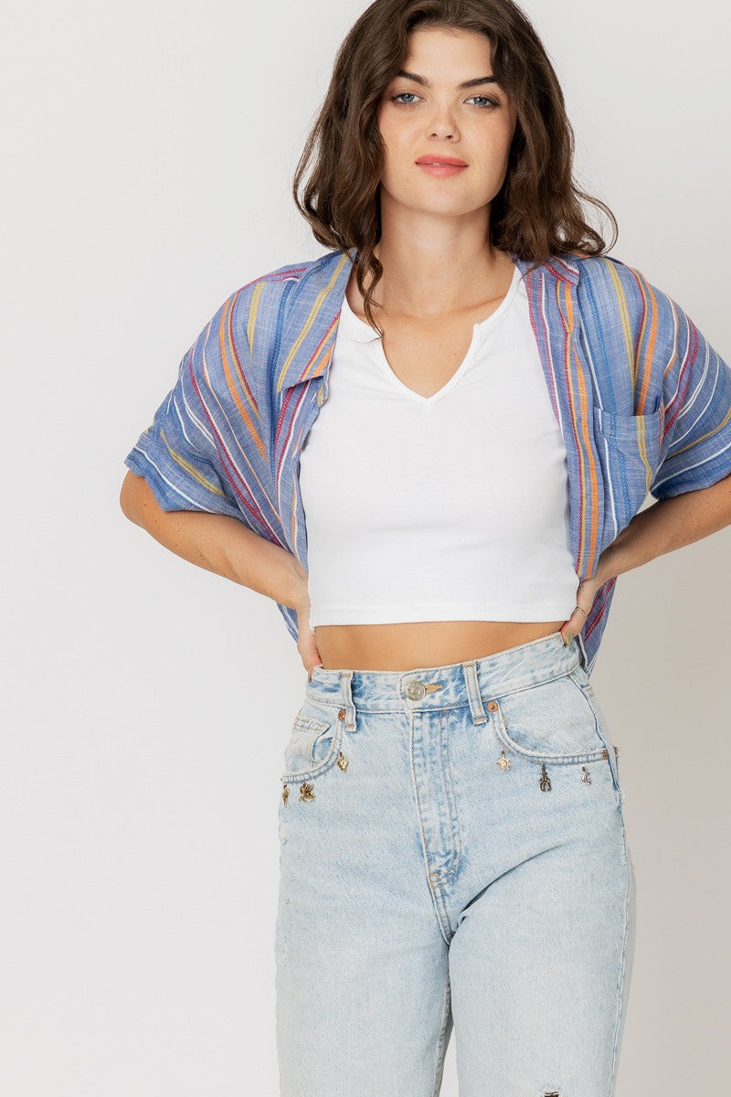 The Dani Multi Striped Top – Thread + Seed