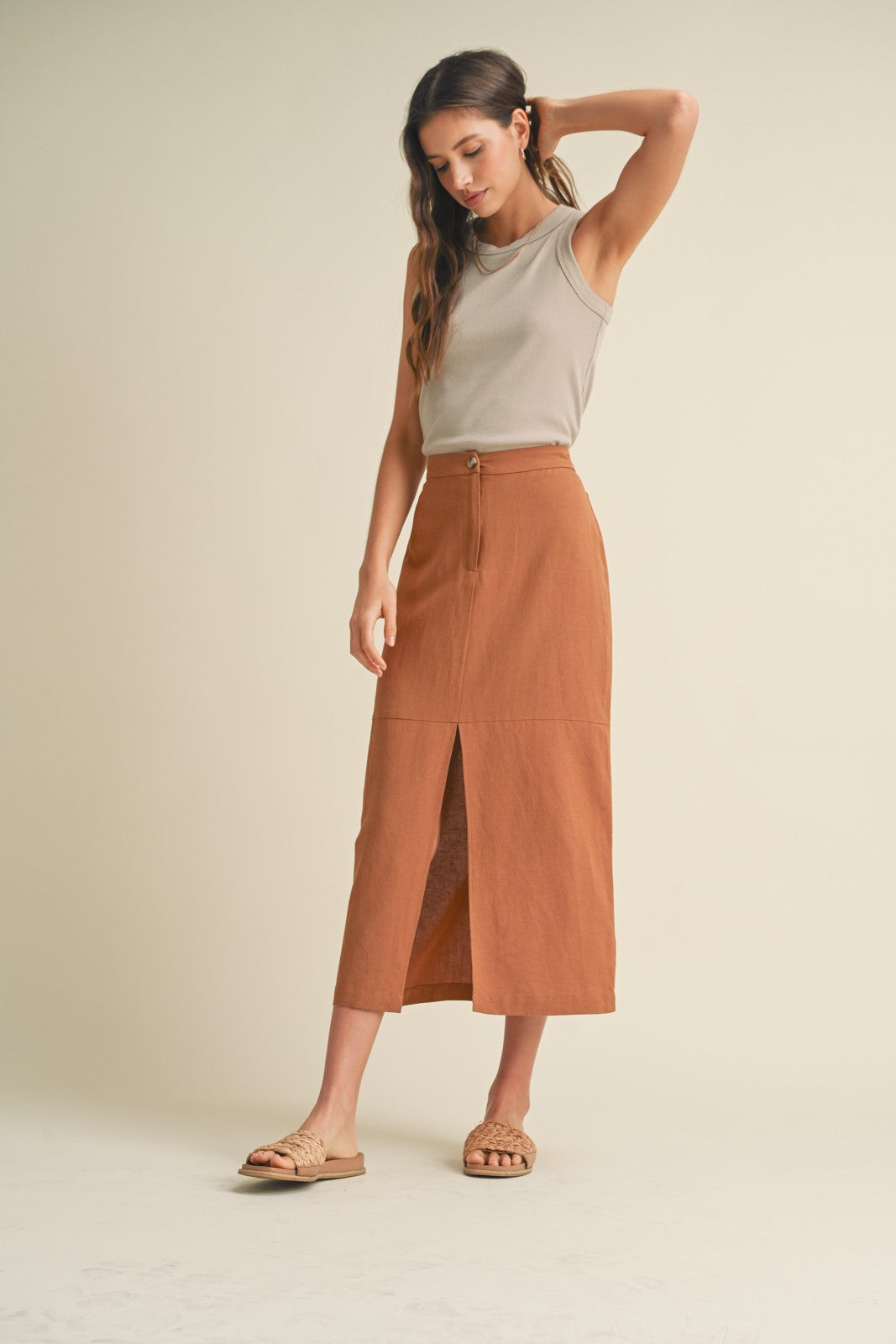 The Eva Linen Skirt – Thread + Seed