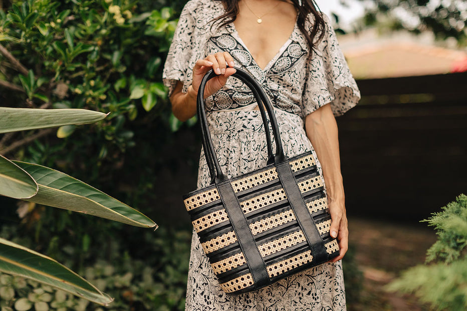 The Garjita Rattan Tote Bag – Thread + Seed