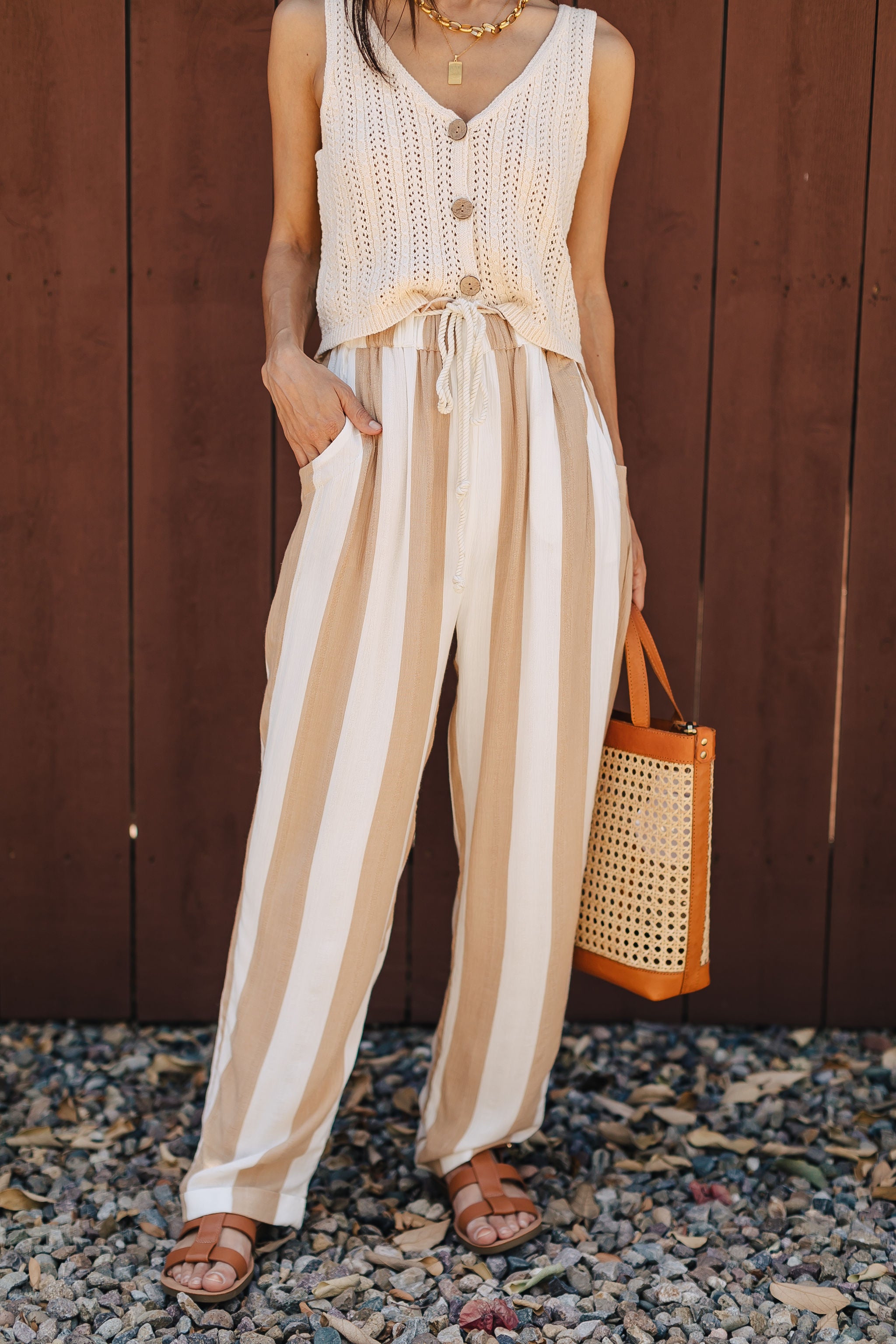 The Fernanda Button Sweater Tank – Thread + Seed