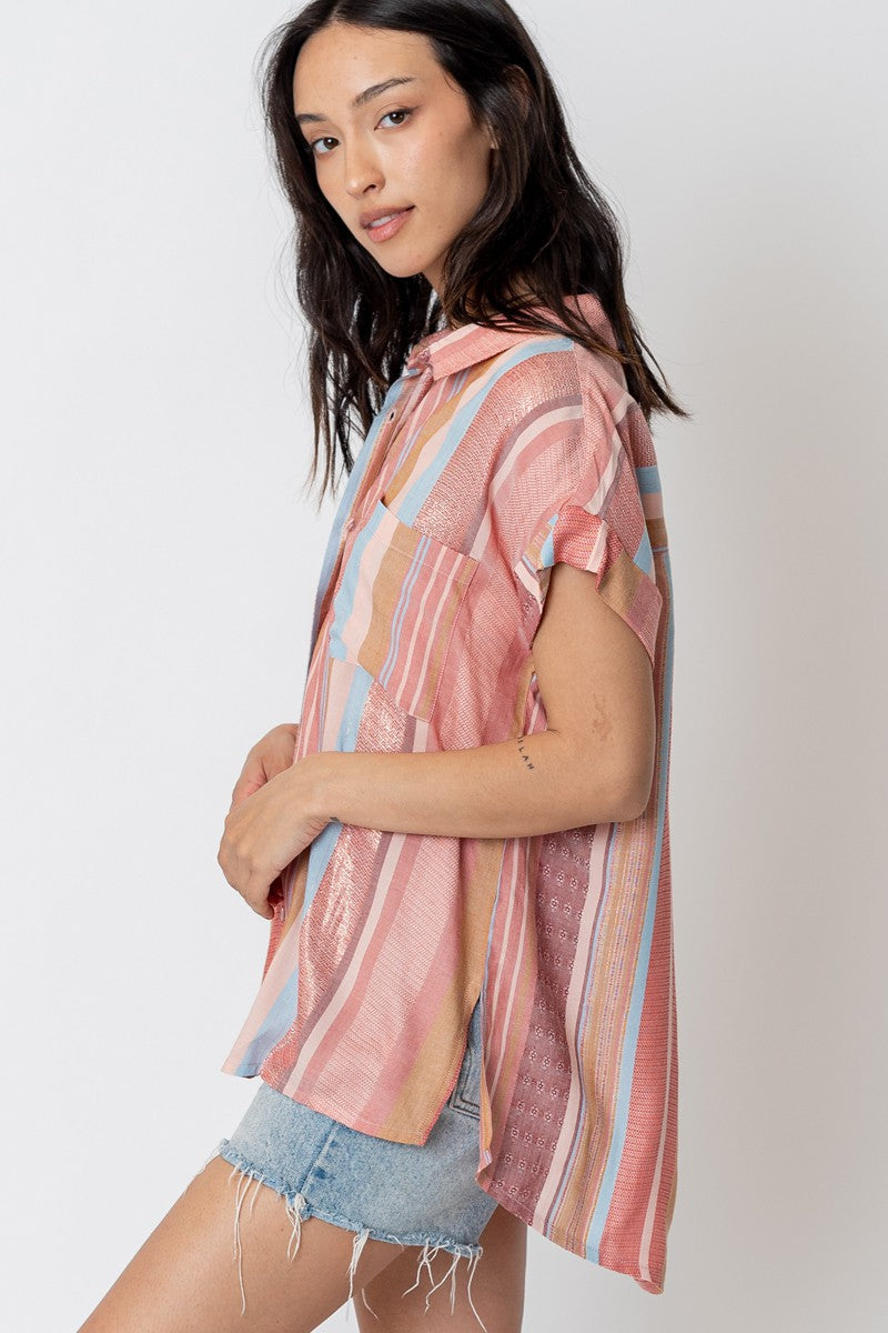 The Macy Glow Striped Top – Thread + Seed