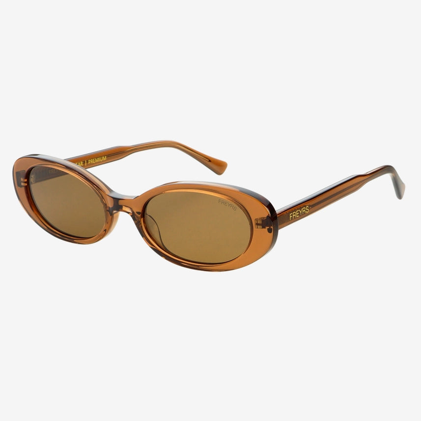 The Mimi Brown Acetate Oval Sunglasses – Thread + Seed