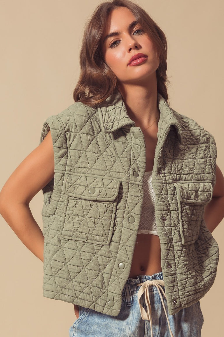 The Monti Quilted Vest – Thread + Seed