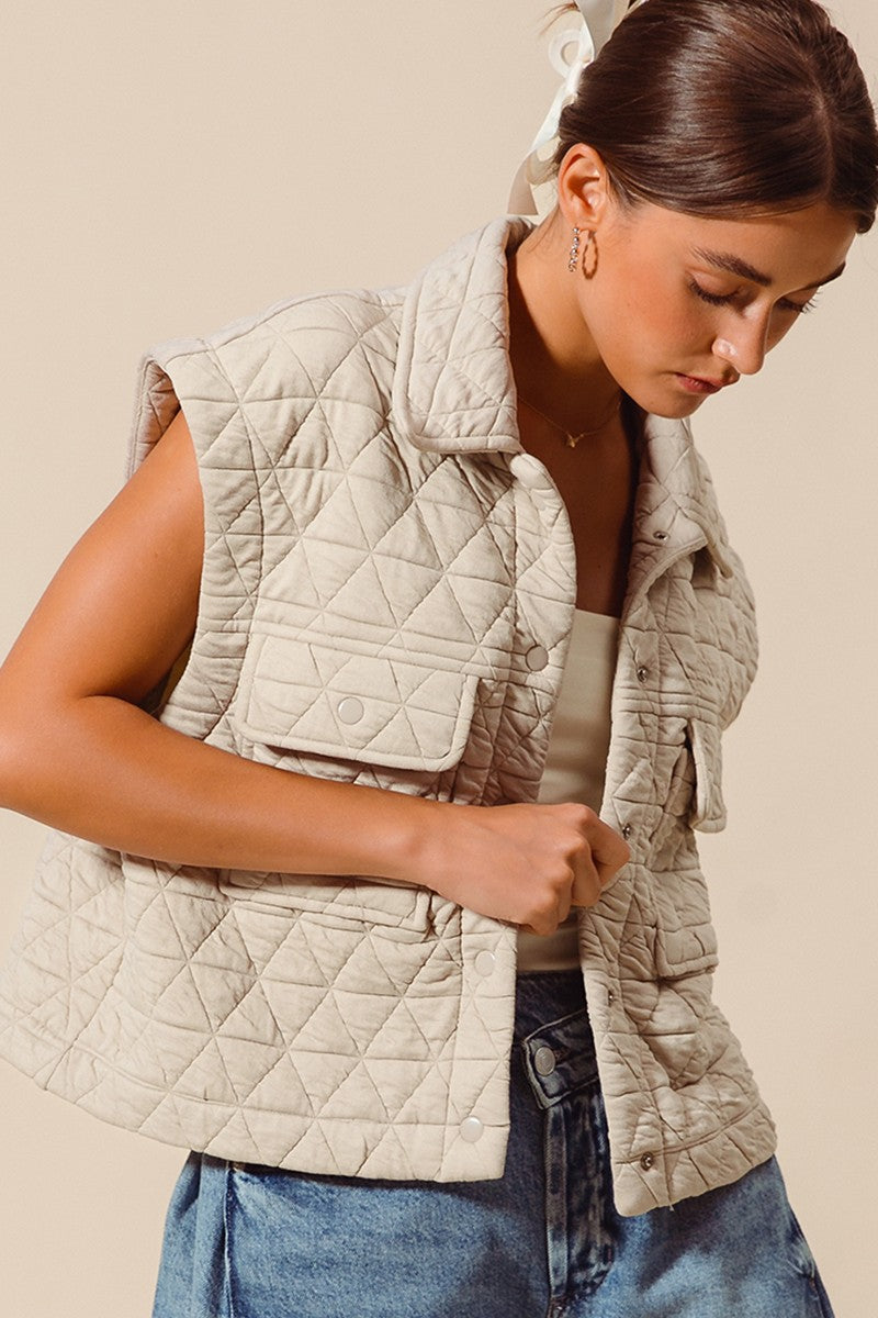 The Monti Quilted Vest – Thread + Seed