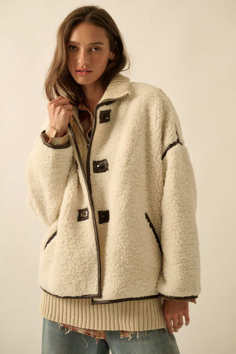 The Prima Fleece Sherpa Jacket – Thread + Seed