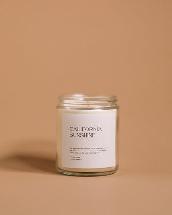 The California Sunshine Candle by Thread + Seed