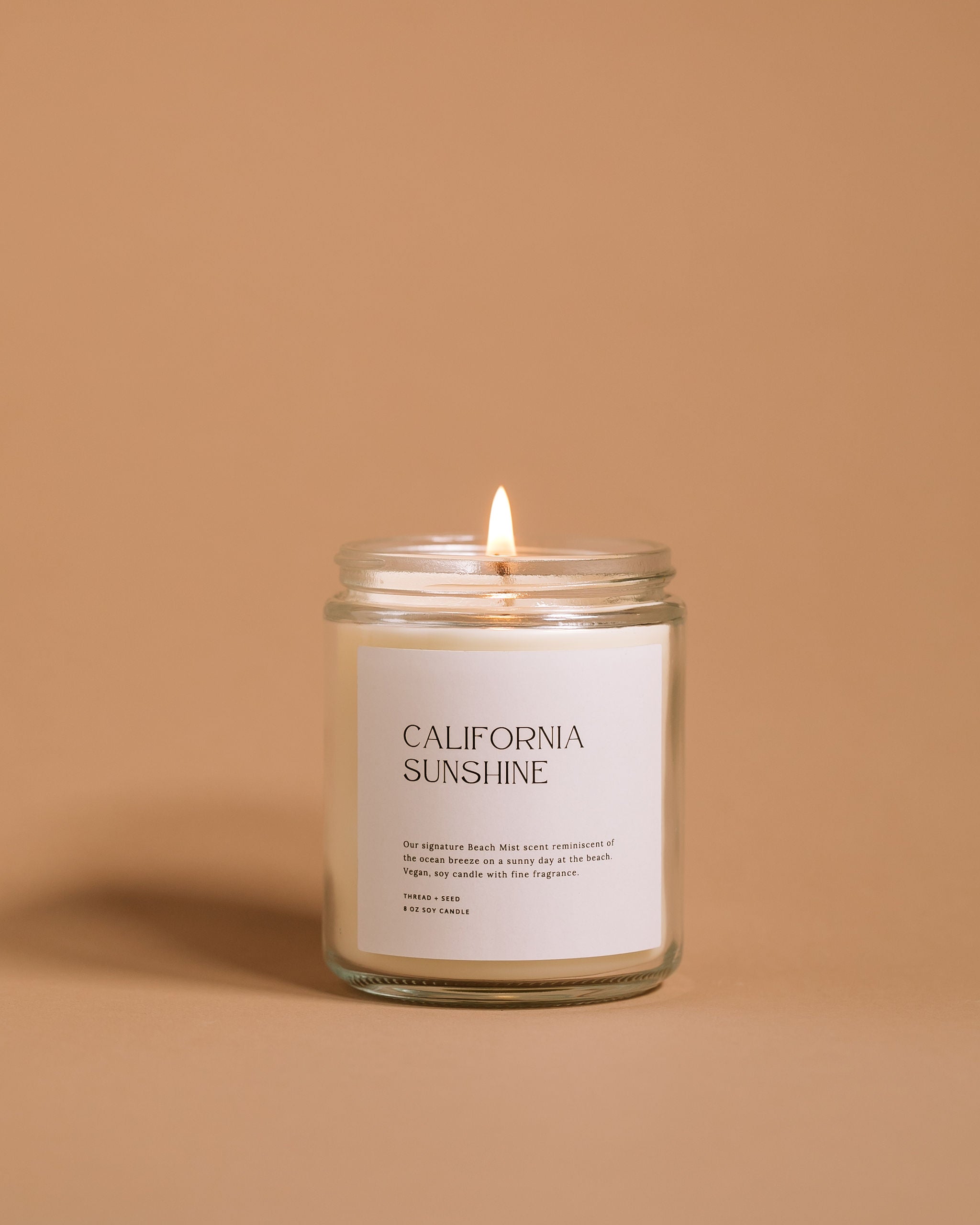 The California Sunshine Candle by Thread + Seed