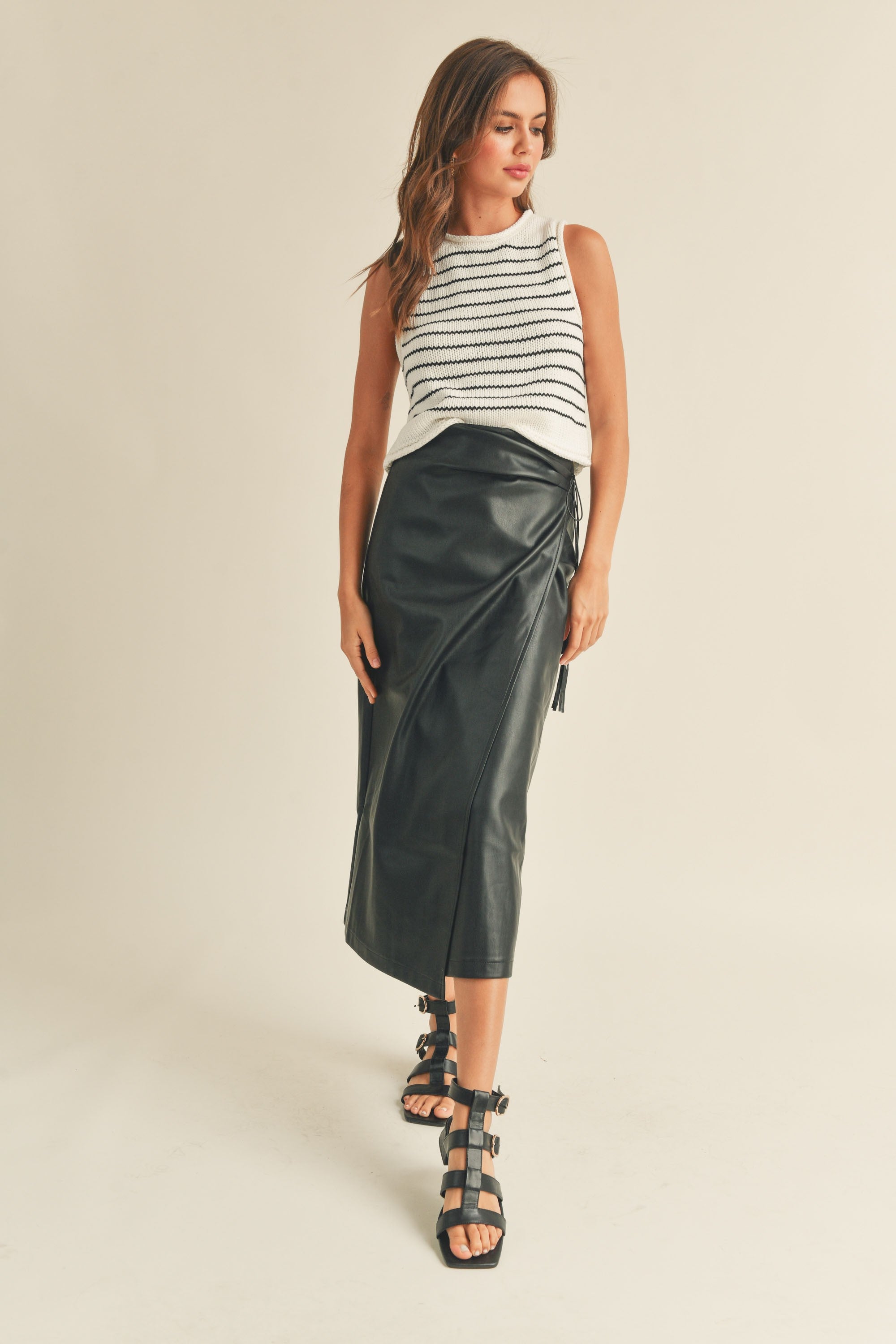 The Ashlyn Stripe Knit Sweater Top – Thread + Seed