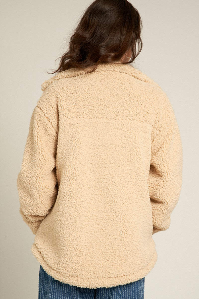 The Bambi Oversized Sherpa Jacket – Thread + Seed