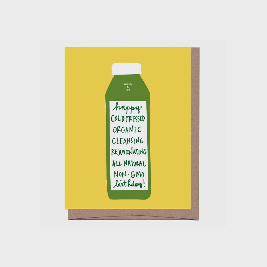 The Cold Pressed Birthday Card – Thread + Seed