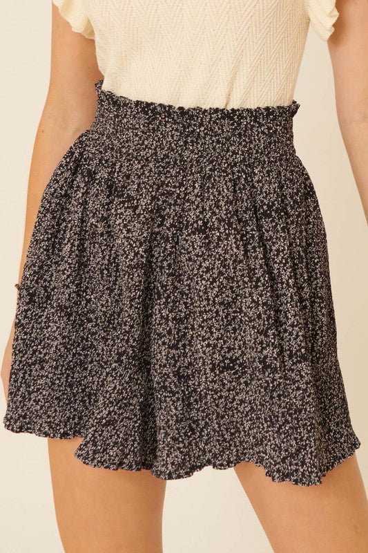 The Leila Smocked Waist Skort – Thread + Seed