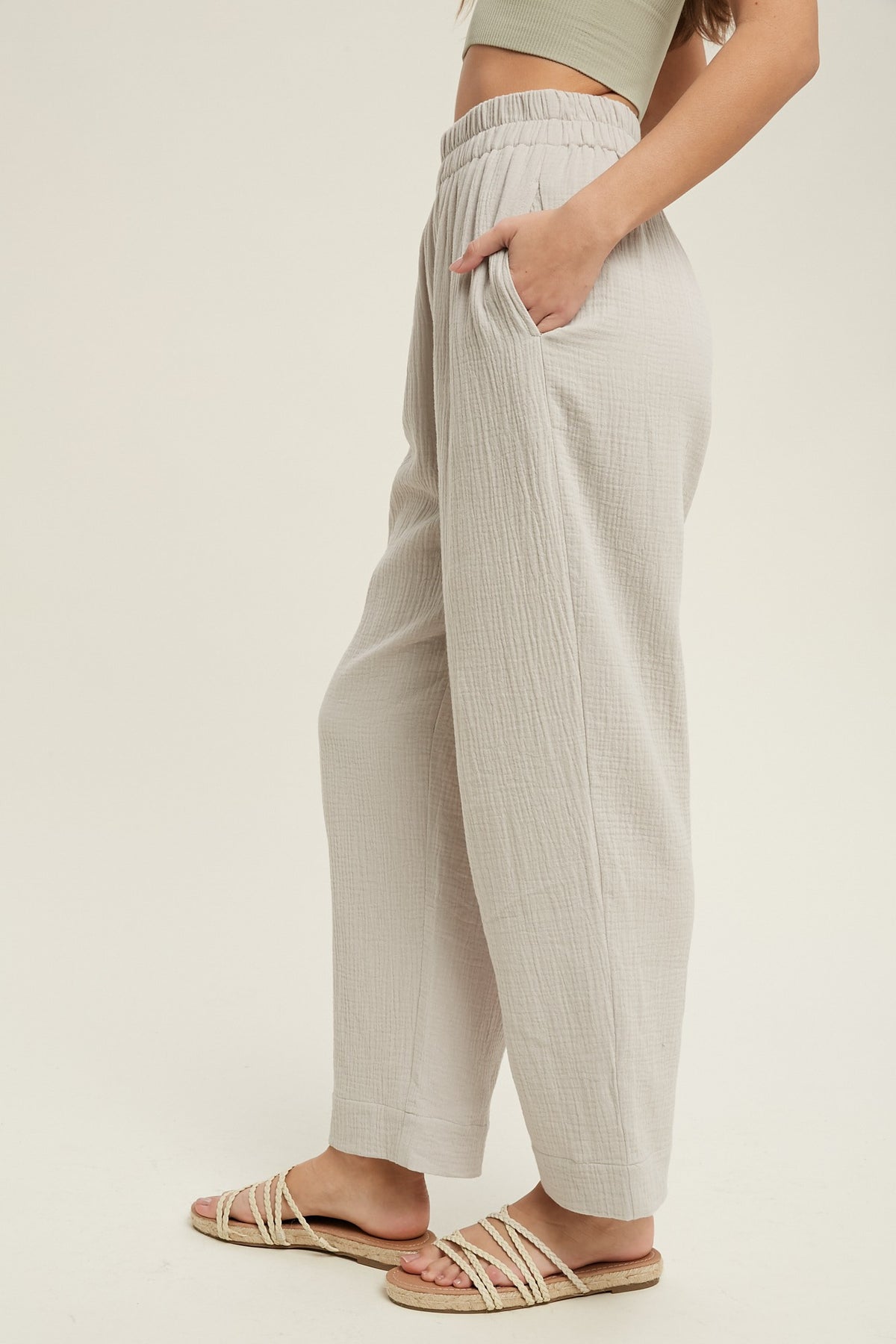 The Iris Cotton Gauze Pant – Thread + Seed