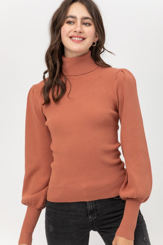 The Hannah Puff Sleeve Sweater Top – Thread + Seed