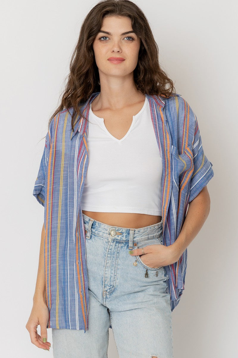 The Dani Multi Striped Top – Thread + Seed