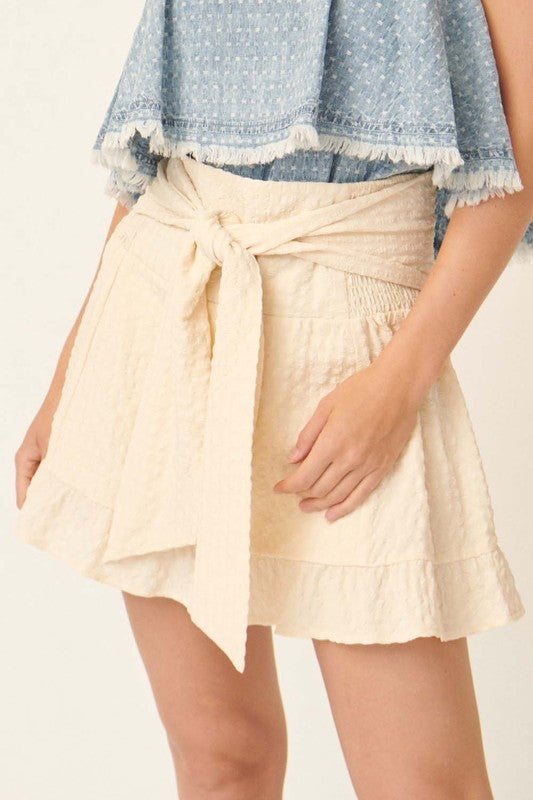 The Anna May Swiss Dot Mini Skirt – Thread + Seed