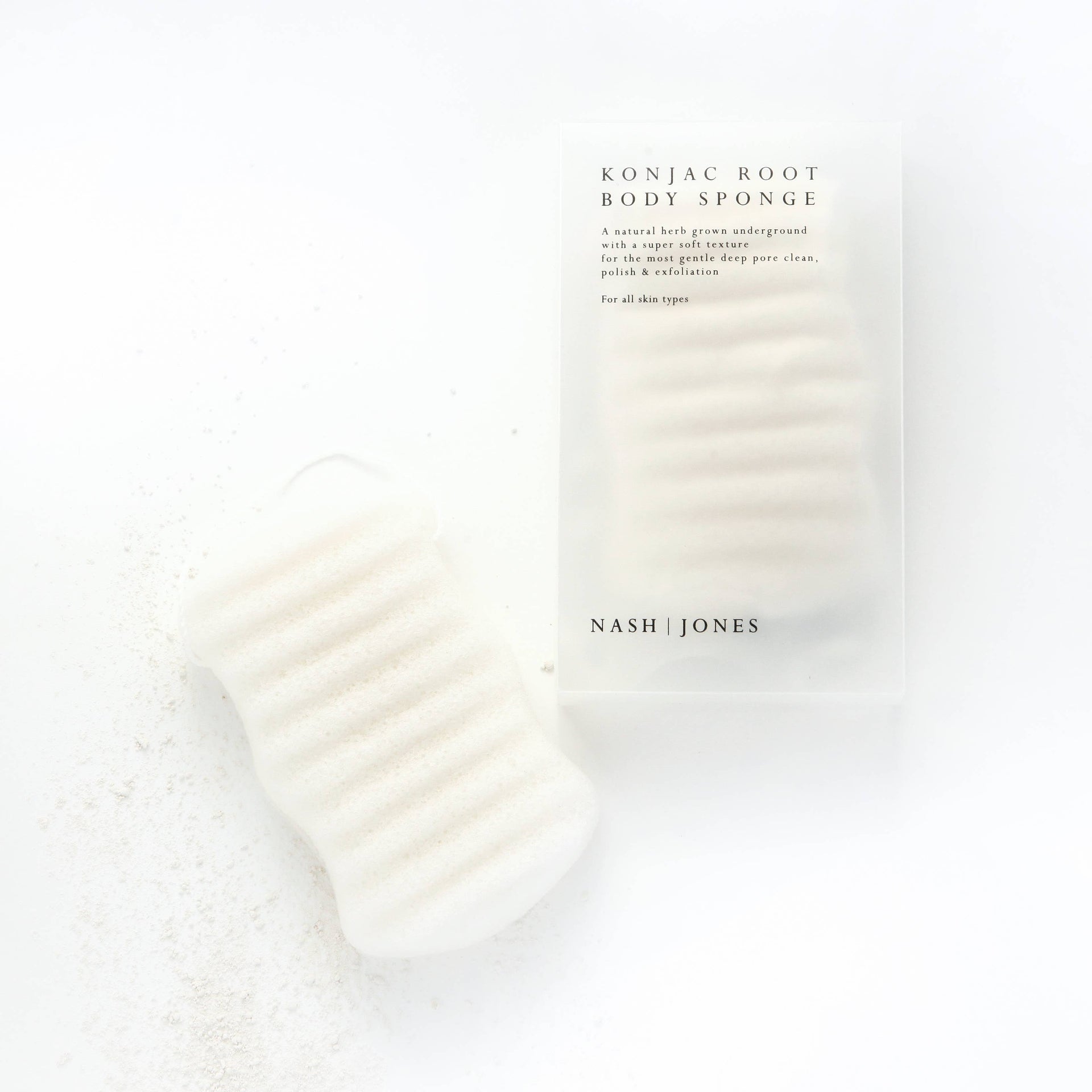 Pure Konjac Body Sponge by Nash and Jones – Thread + Seed