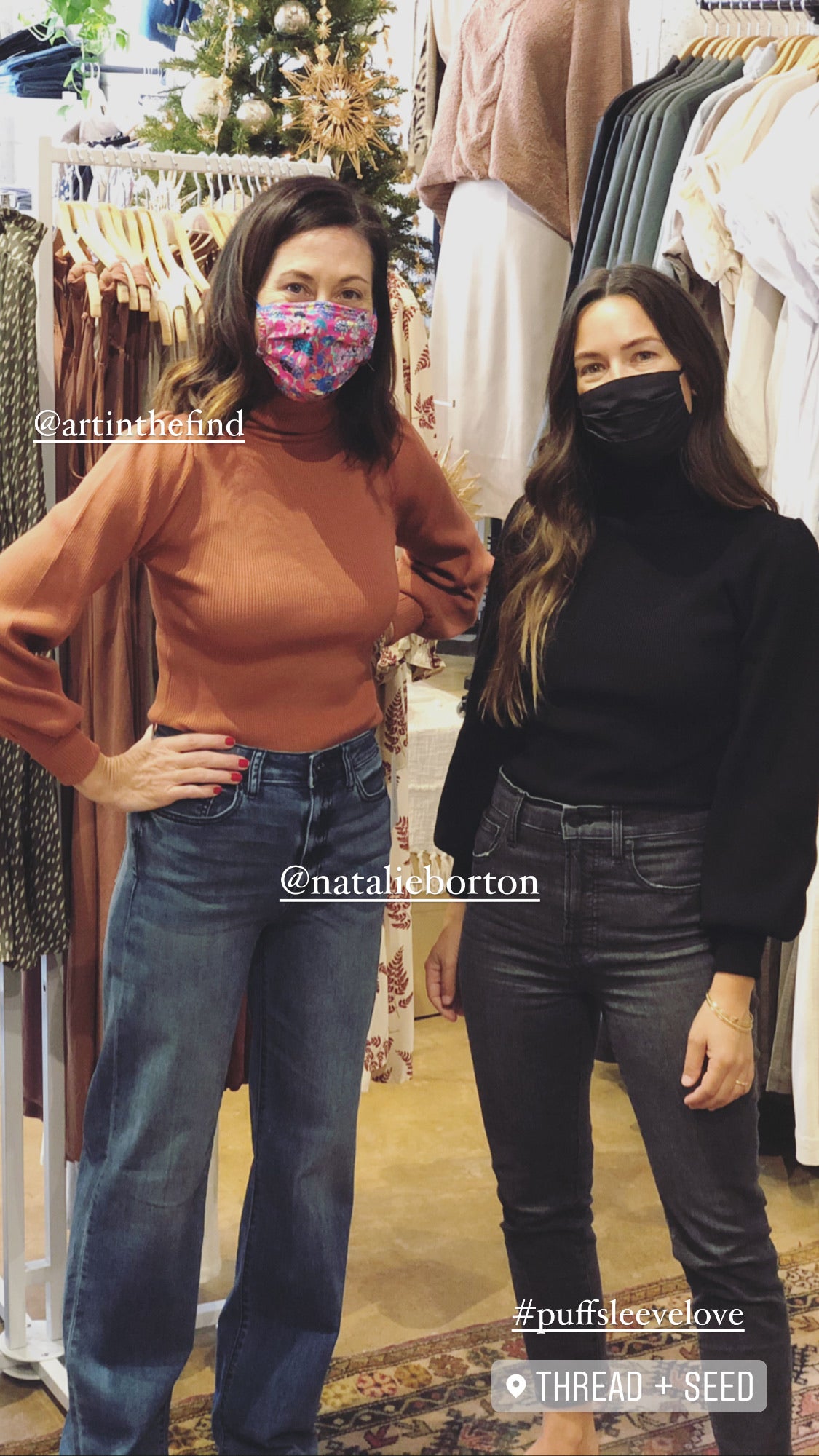 The Hannah Puff Sleeve Sweater Top – Thread + Seed