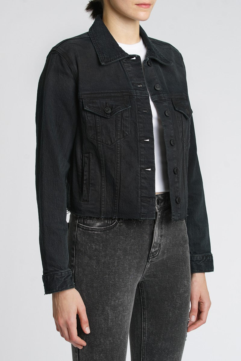 The Rory Cropped Denim Jacket – Thread + Seed