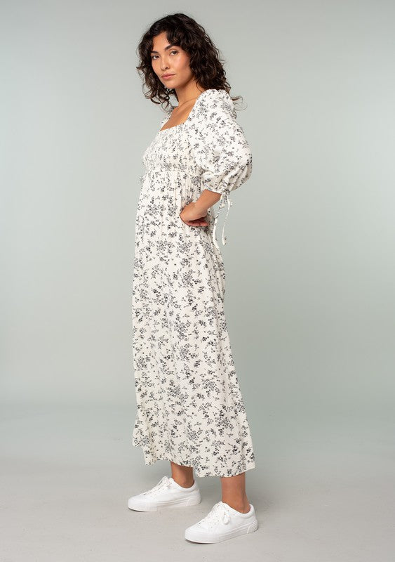 The Eliza Floral Smocked Maxi Dress – Thread + Seed