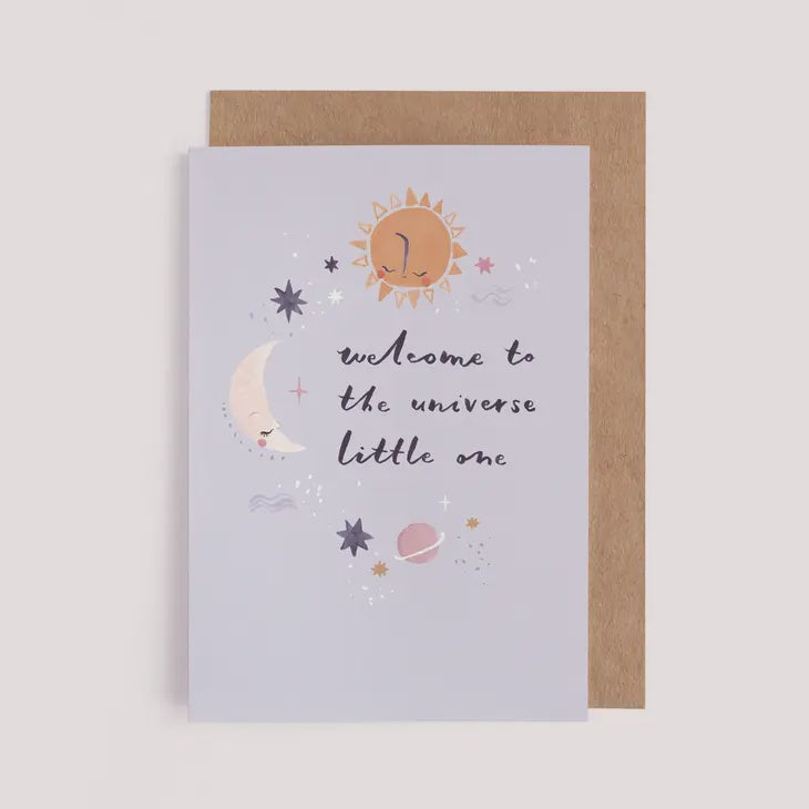The Welcome to the Universe Card by Sister Paper Co – Thread + Seed