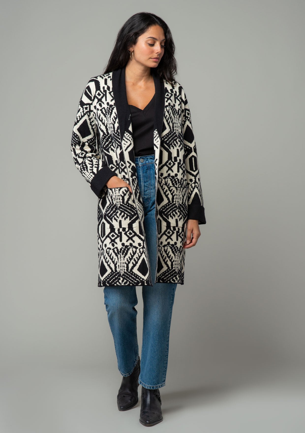 The Veronica Western Cardigan – Thread + Seed
